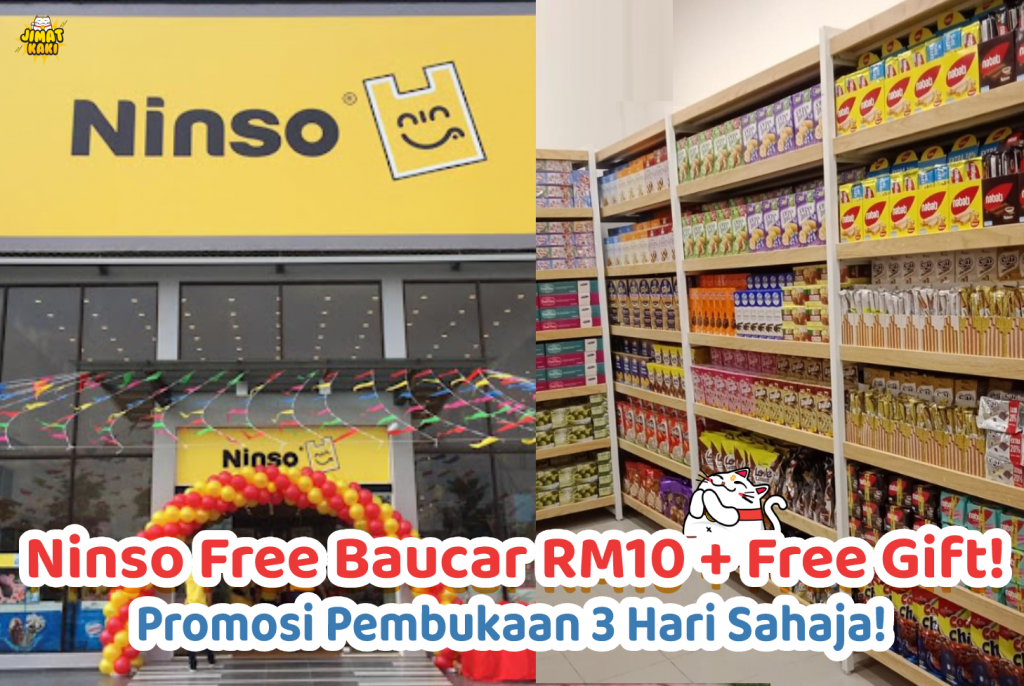 Promosi Pembukaan Ninso Sri Serdang PERCUMA BUACAR RM10 dan Free Gift!
