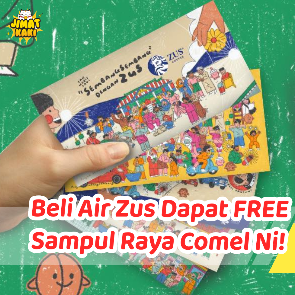 Beli Air Zus Dapat FREE Sampul Raya!