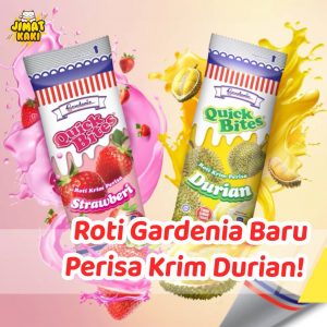 Gardenia Roti Durian & Strawberi Baru!